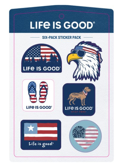 Americana Six-Pack Sticker Pack
