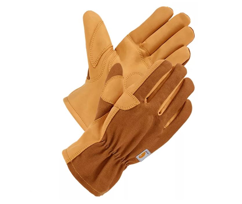 Men's Duck Synthetic Leather Open Cuff Glove