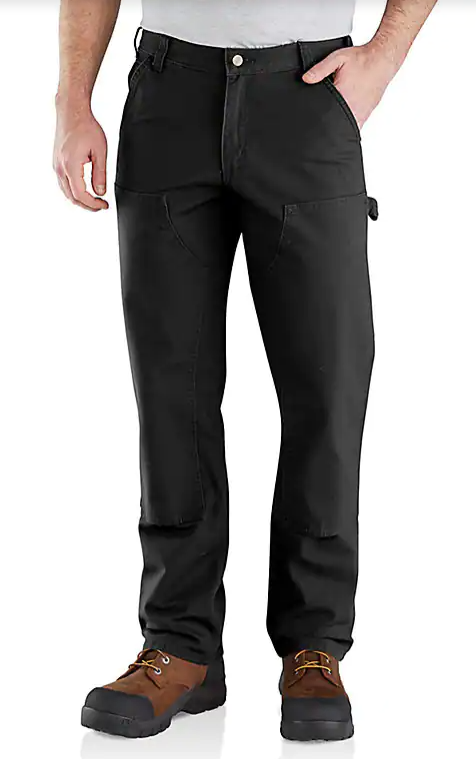 Men's Rugged Flex Relaxed Fit Duck Double-Front Utility Work Pant
