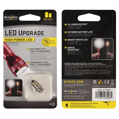 High Power LED Upgrade II-C & D Cell Flashlights